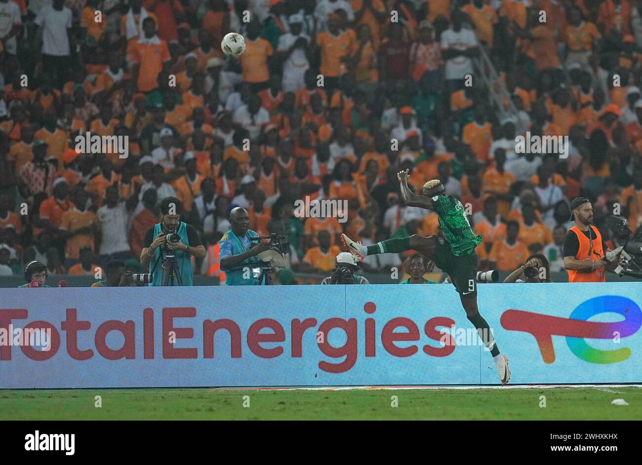 February 11 2024: Victor James Osimhen (Nigeria) celebrate during a ...