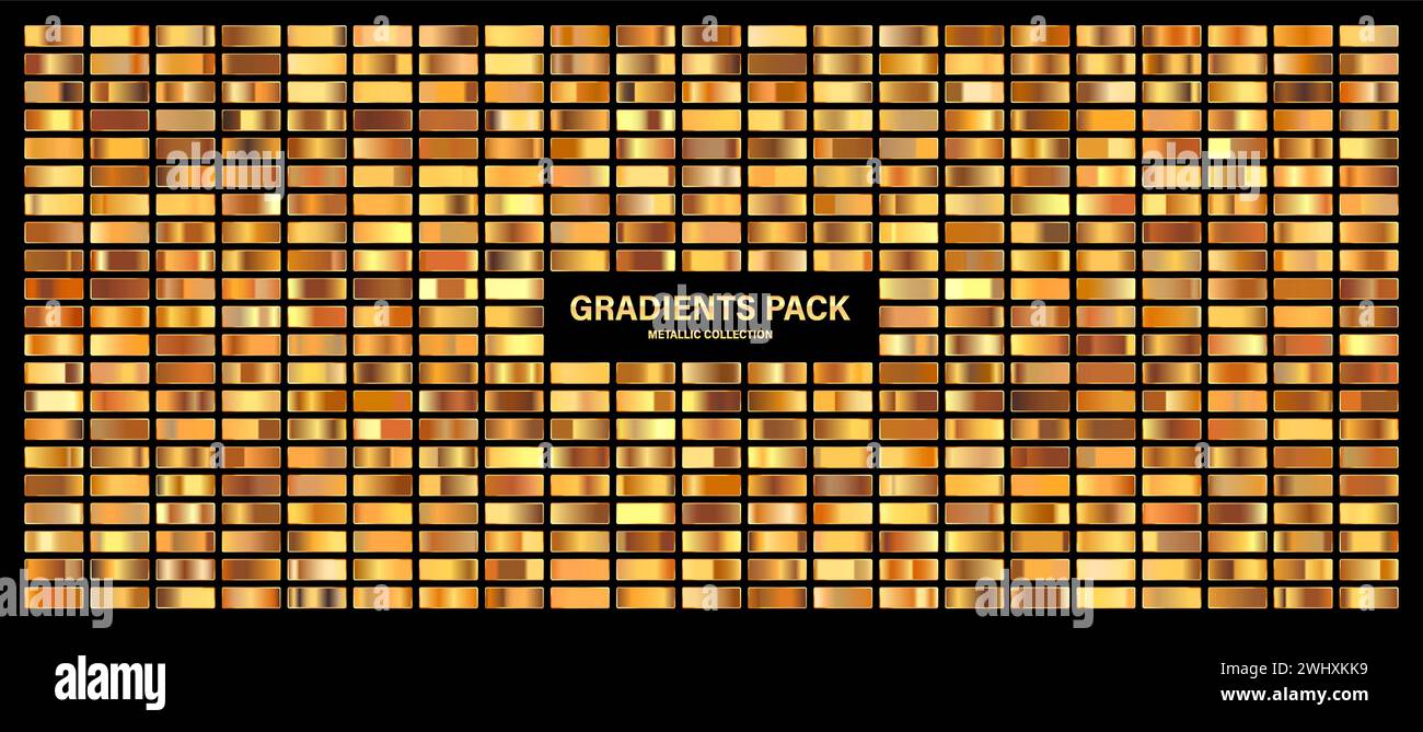 Bronze, copper orange glossy gradient, metal foil texture. Color swatch ...