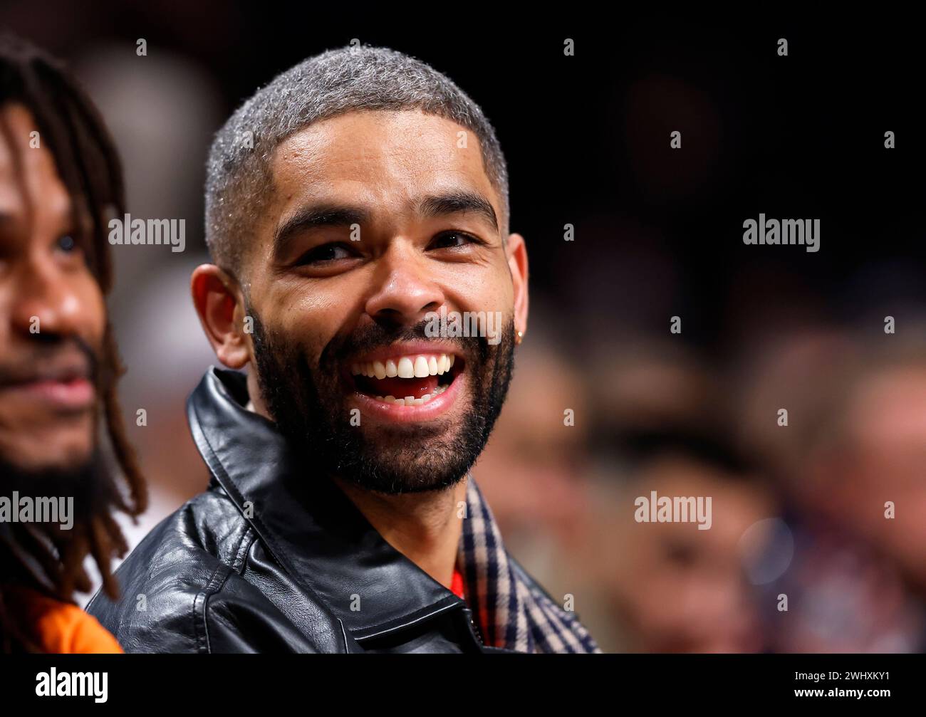 Actor Kingsley Ben - Adir, court side during an NBA basketball game ...
