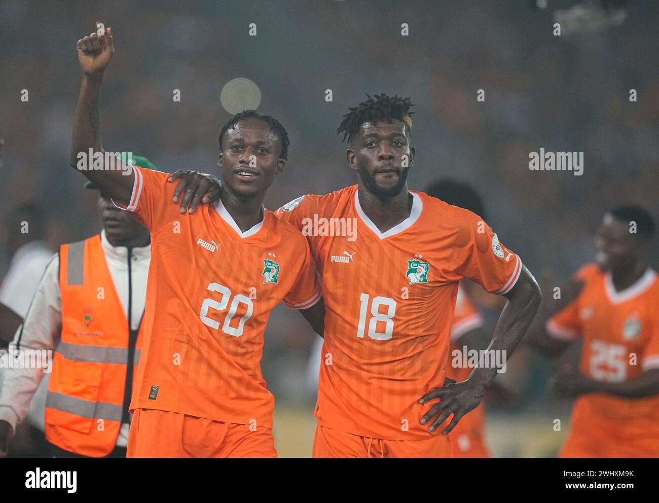 February 11 2024: Kouakou Christian Michael Kouame (Ivory Coast) and ...