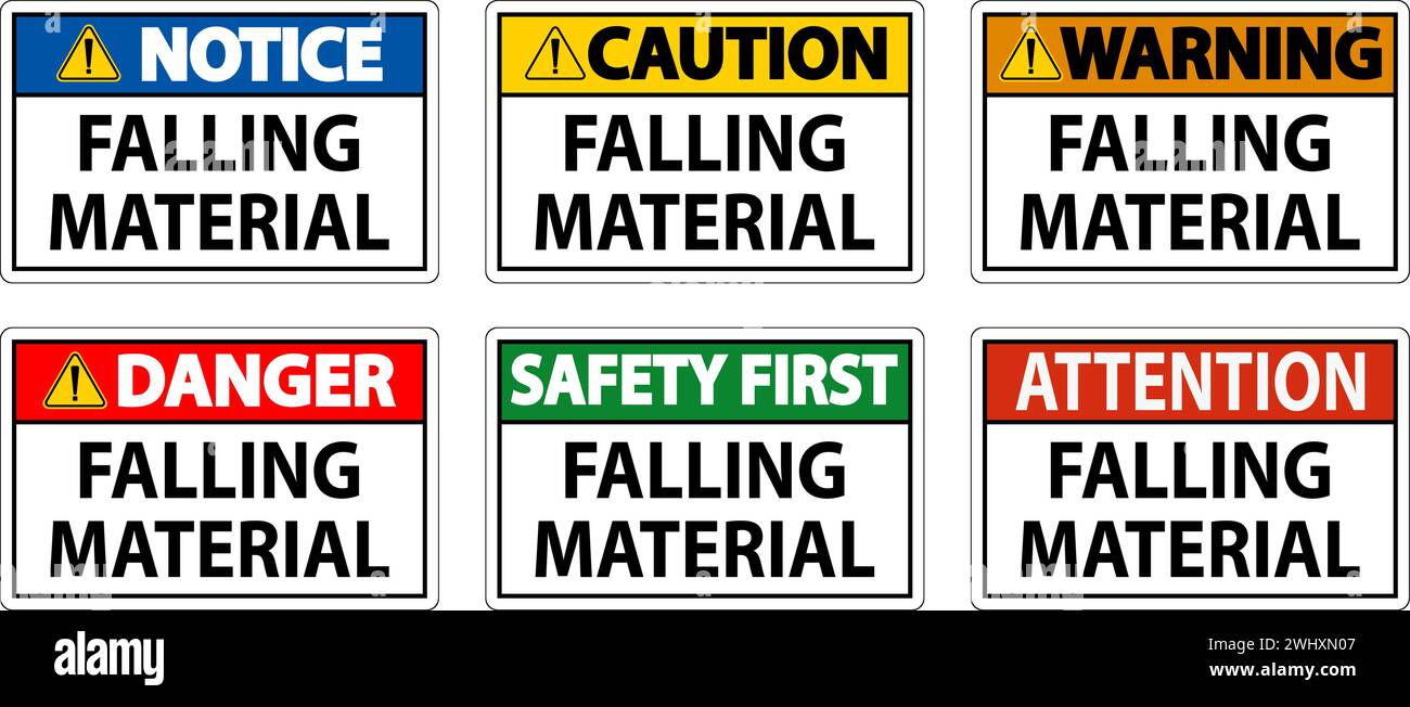 Danger Sign Falling Material Stock Vector Image & Art - Alamy Danger Sign Falling Material Stock Vector Image & Art - Alamy