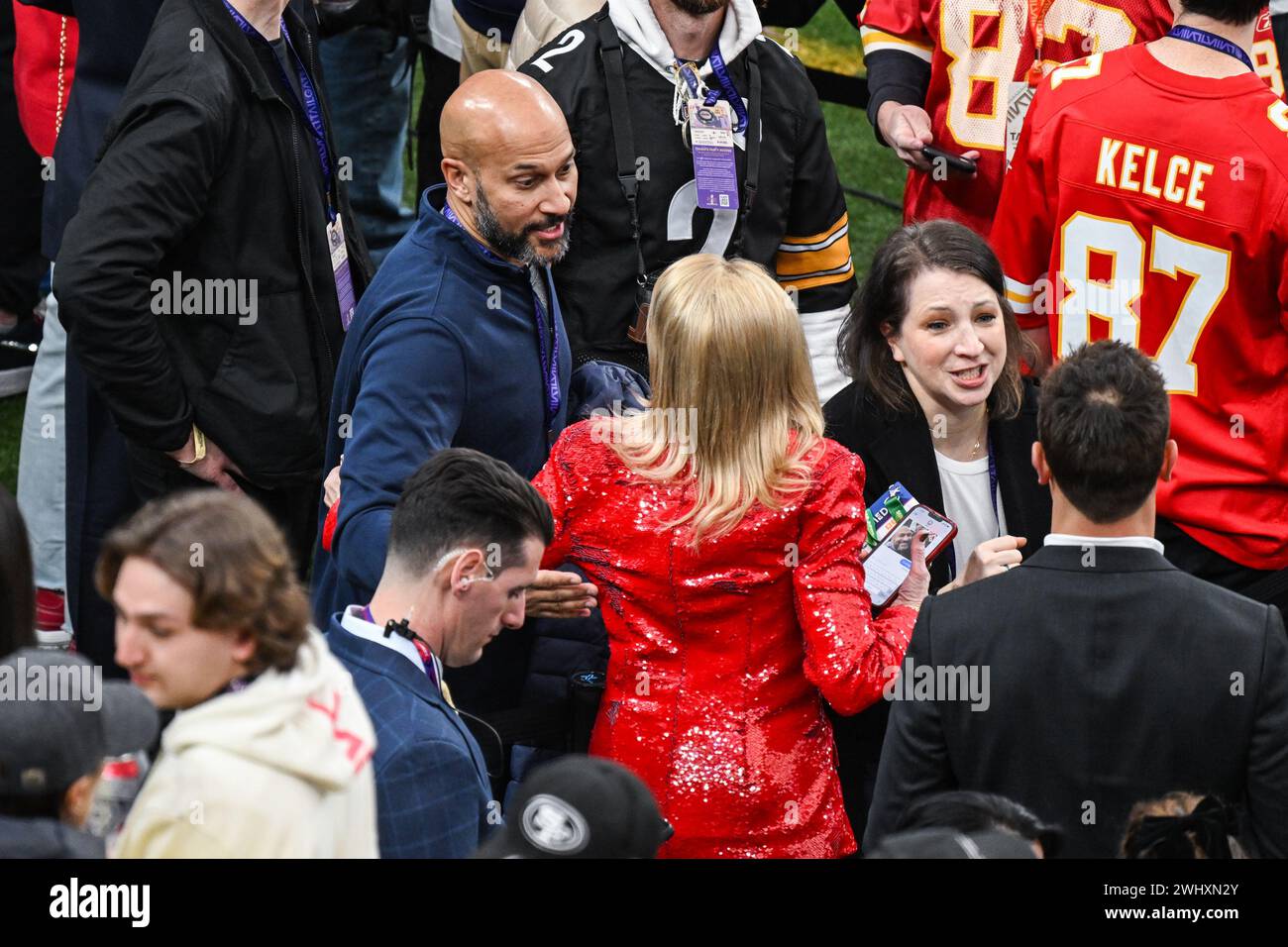 Las Vegas, USA. 11th Feb, 2024. Keegan -Michael Peele attends Super ...