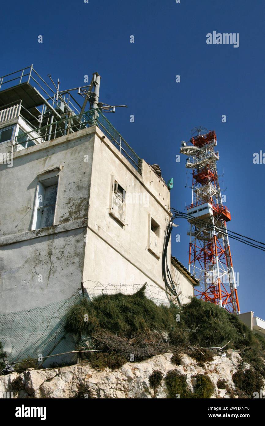 Border with Lebanon in northern Israel Stock Photo - Alamy