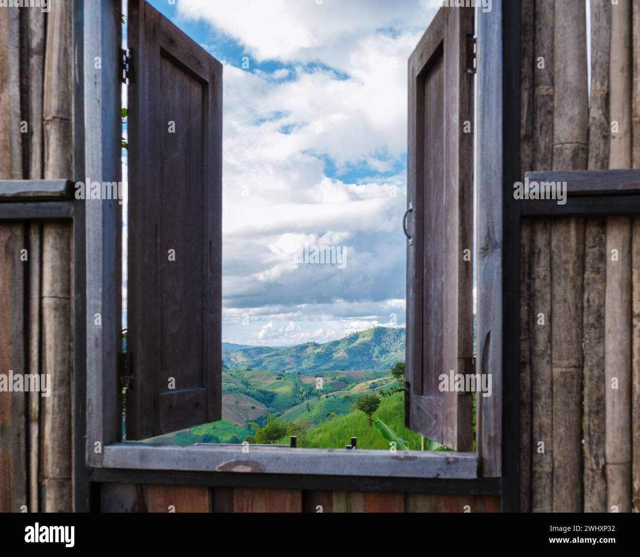 Doi Chang mountains of Chiang Rai Northern Thailand Stock Photo - Alamy