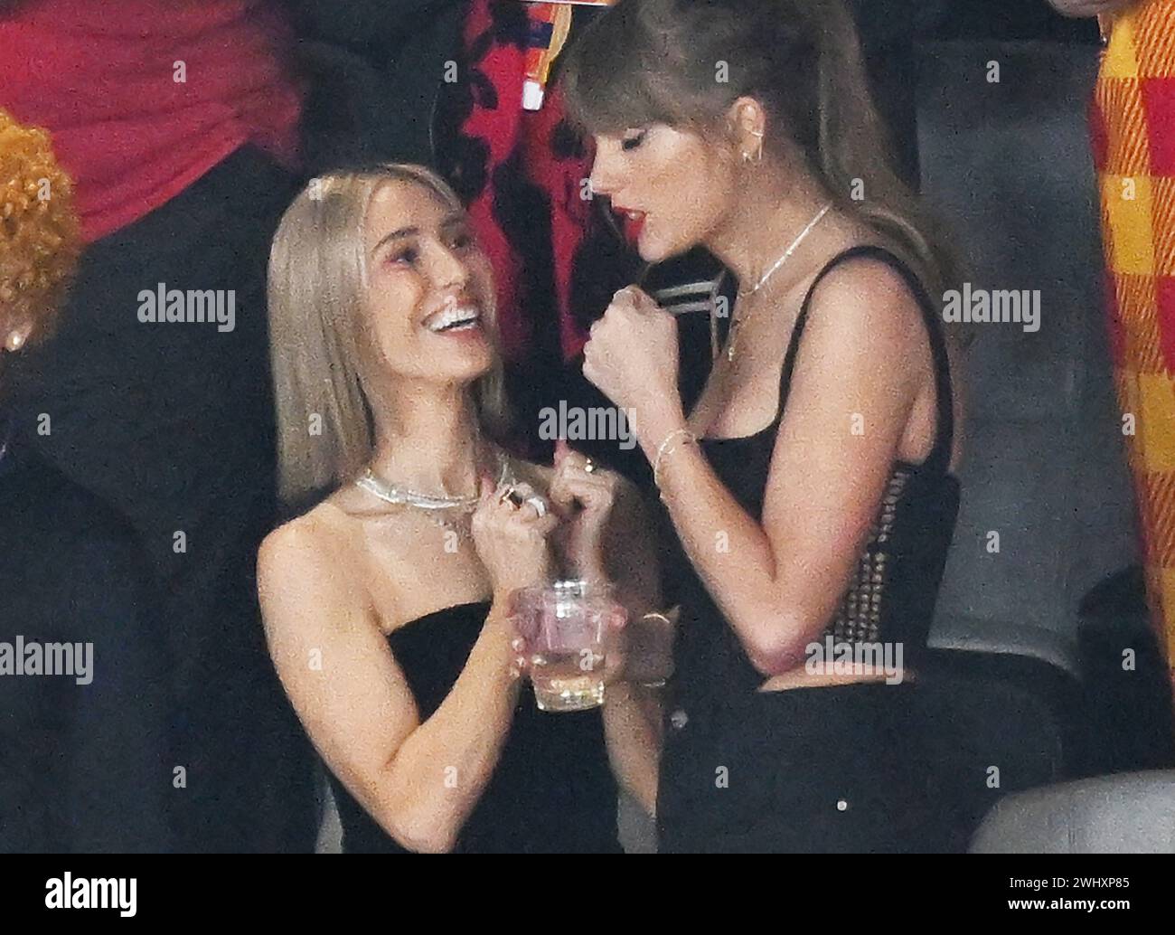 Las Vegas, United States. 11th Feb, 2024. Ashley Avignone and Taylor ...