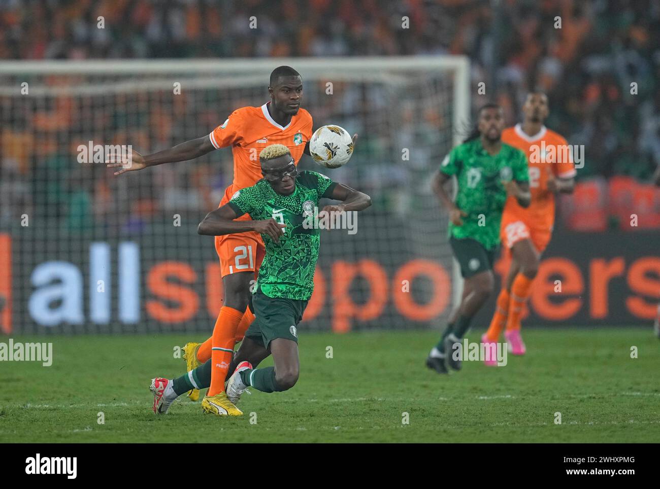 Abidjan, Ivory Coast. 11th Feb, 2024. February 11 2024: Victor James ...