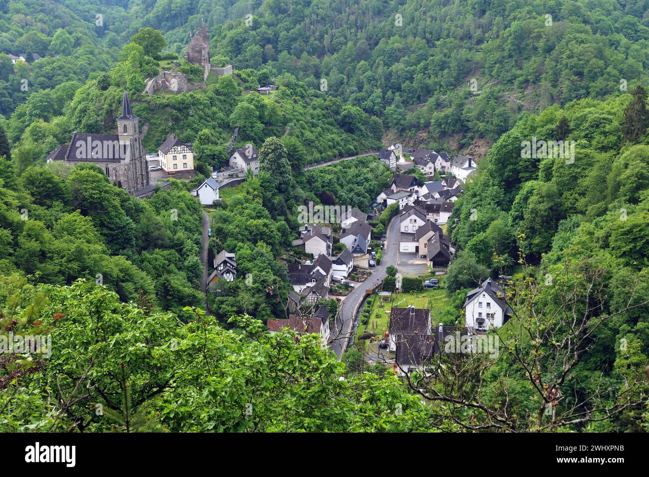 Isenburg in the Westerwald Stock Photo - Alamy
