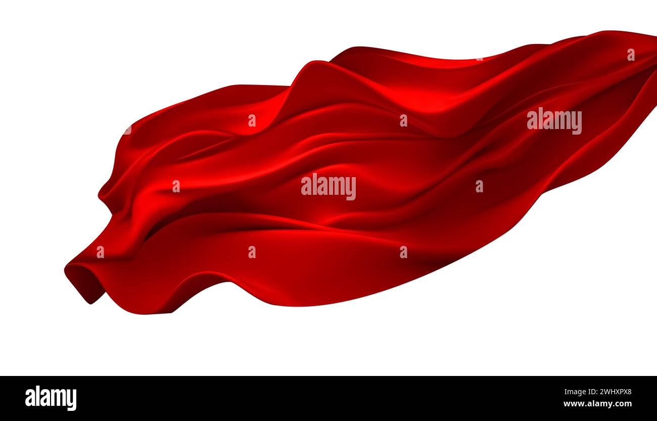 Abstract background smooth silk curtain Cut Out Stock Images & Pictures ...