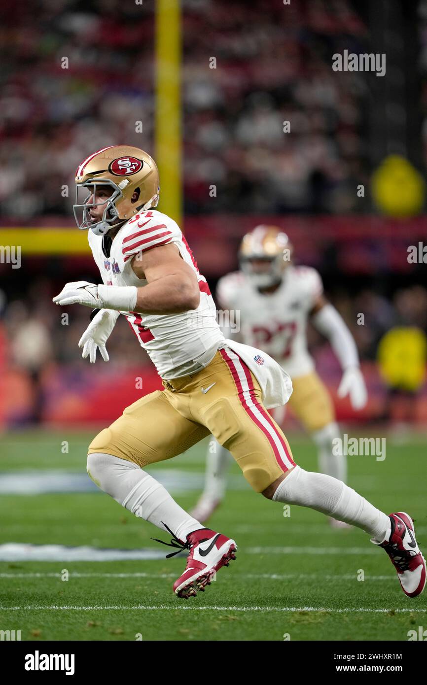 San Francisco 49ers defensive end Nick Bosa (97) during the first half ...