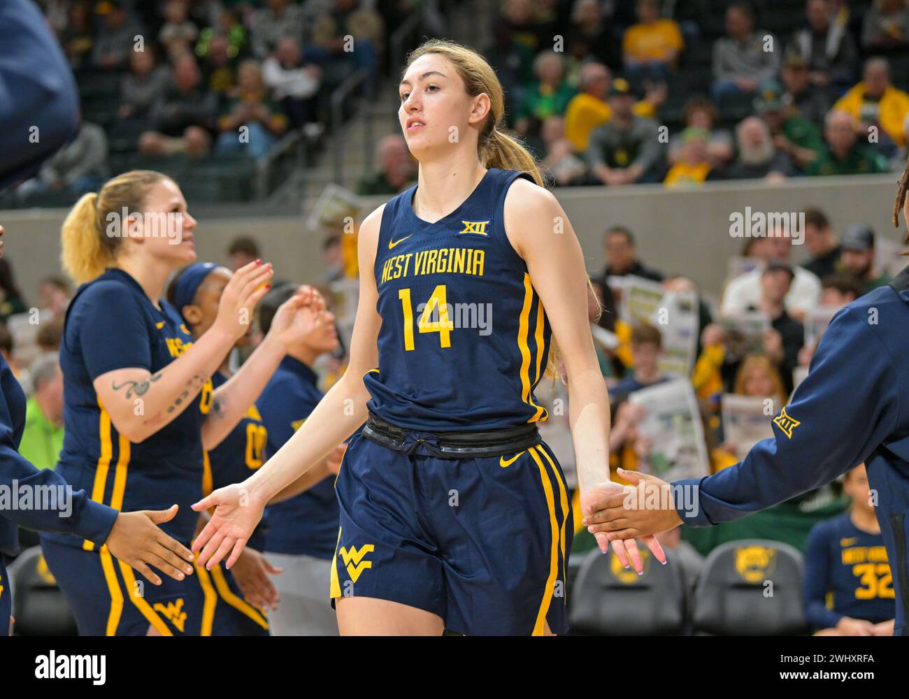 Waco, USA. 10th Feb, 2024. February 10 2024: West Virginia Mountaineers ...