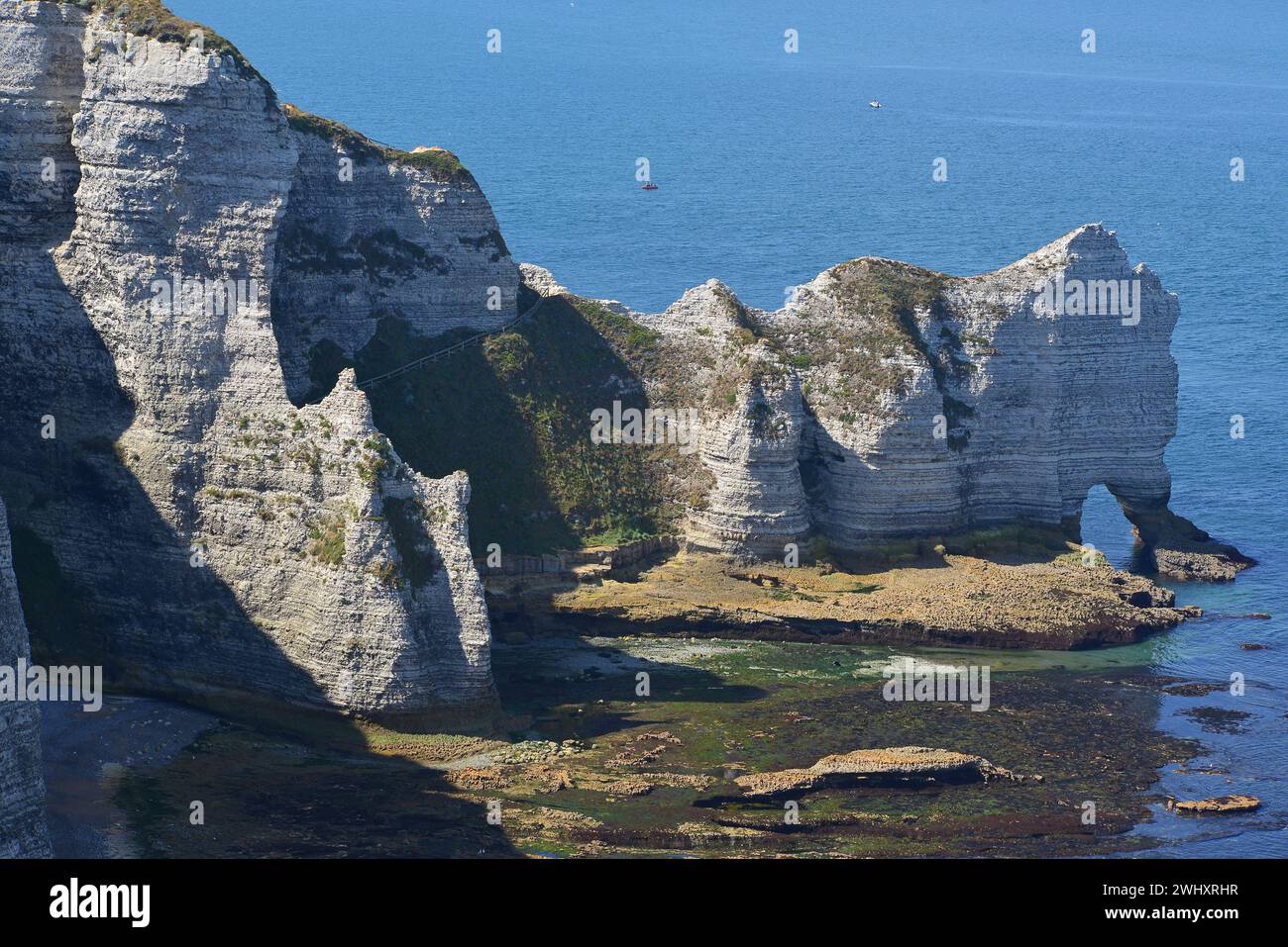 Etretat, the cliffs, Normandy, France Stock Photo - Alamy