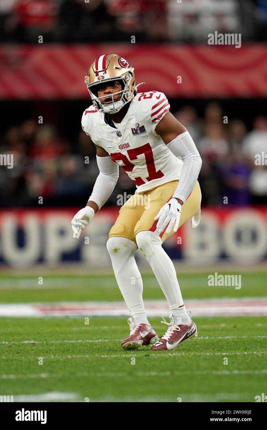 San Francisco 49ers safety Ji'Ayir Brown (27) drops into coverage ...