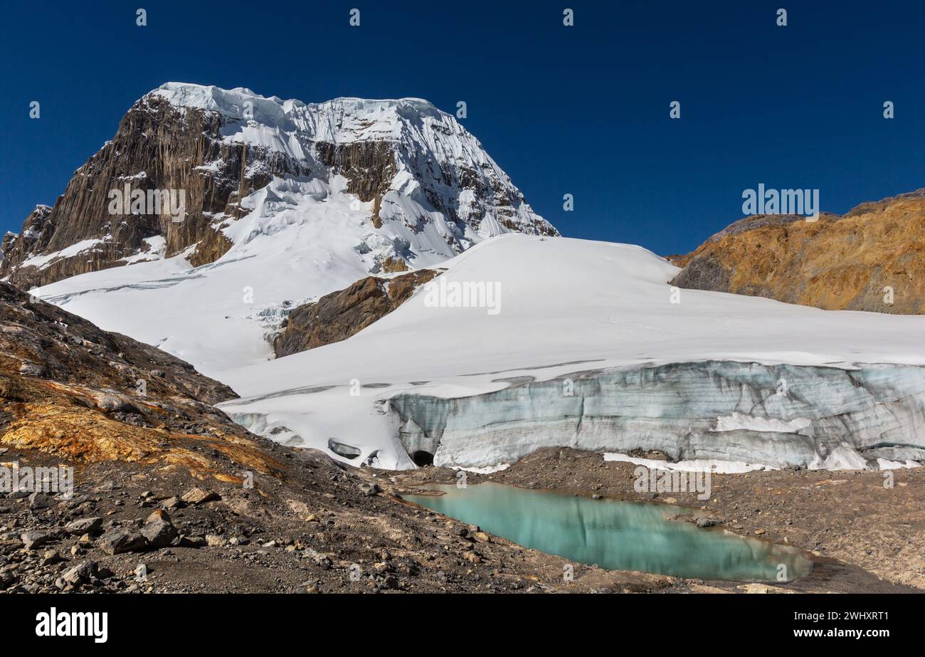 The Cordillera Blanca in the northern Andes of Peru is the highest ...