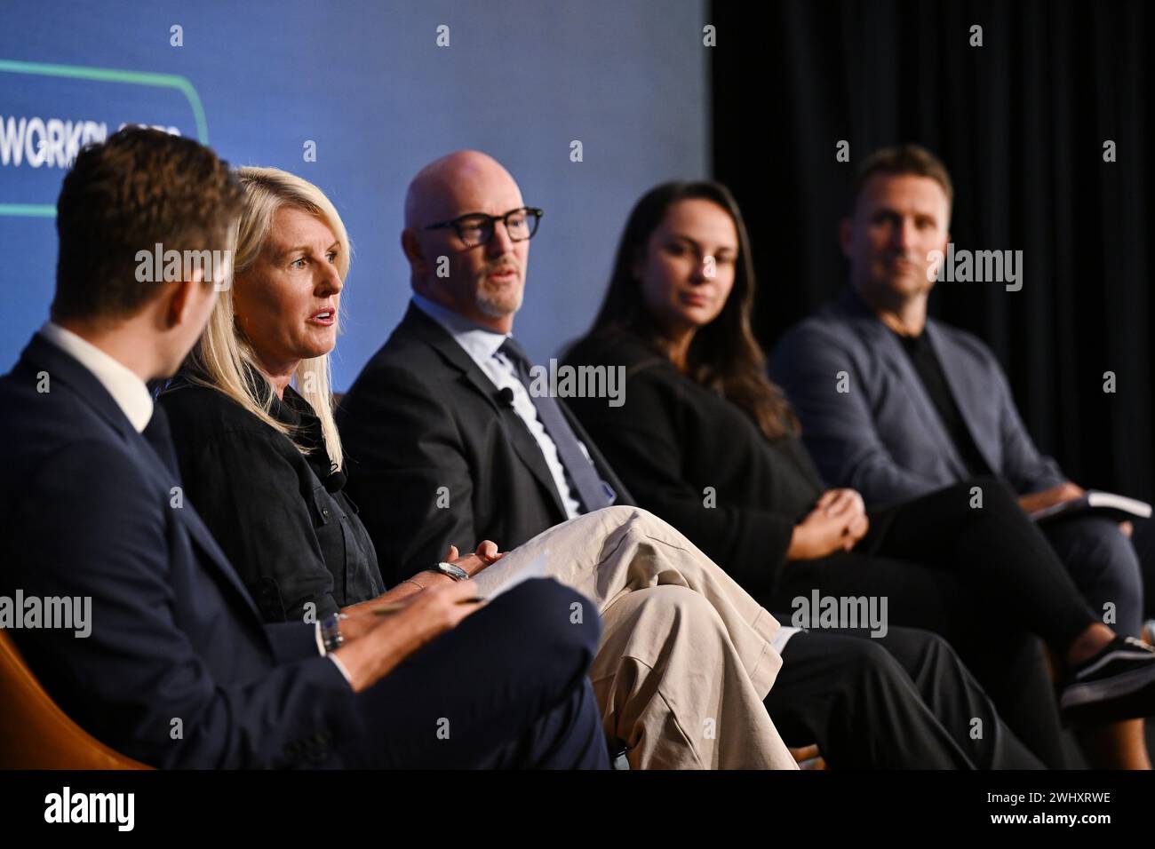 Sydney, Australia. 12th Feb, 2024. (lt-rt) Kylie Bishop, Group Lead ...