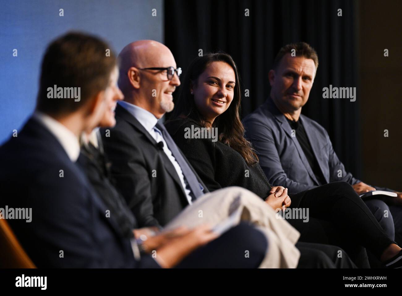 Sydney, Australia. 12th Feb, 2024. (lt-rt) Kylie Bishop, Group Lead ...