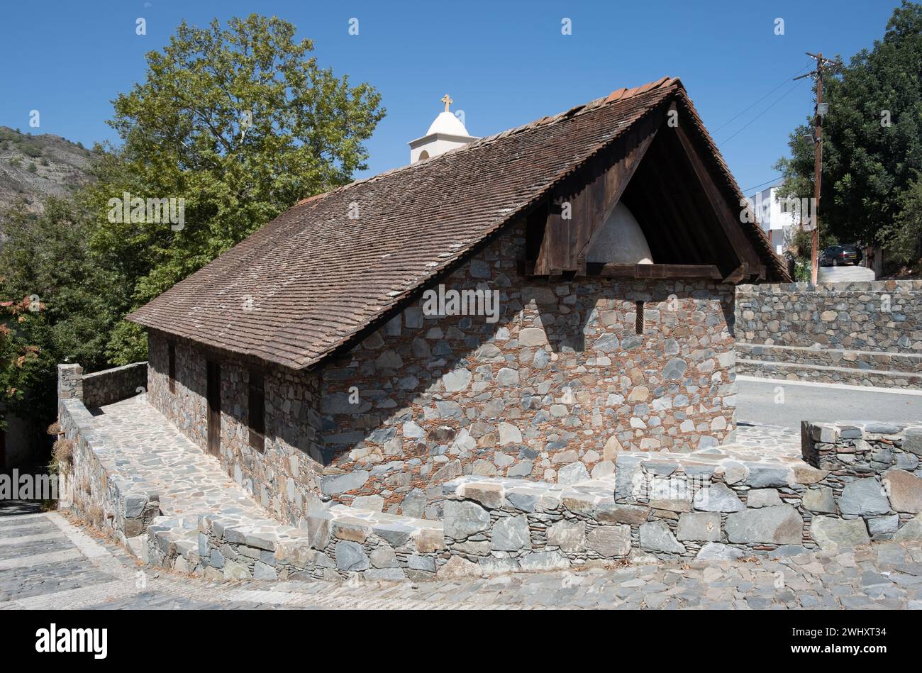 Ancient stoned christian orthodox traditional old church. Metamorfosis ...