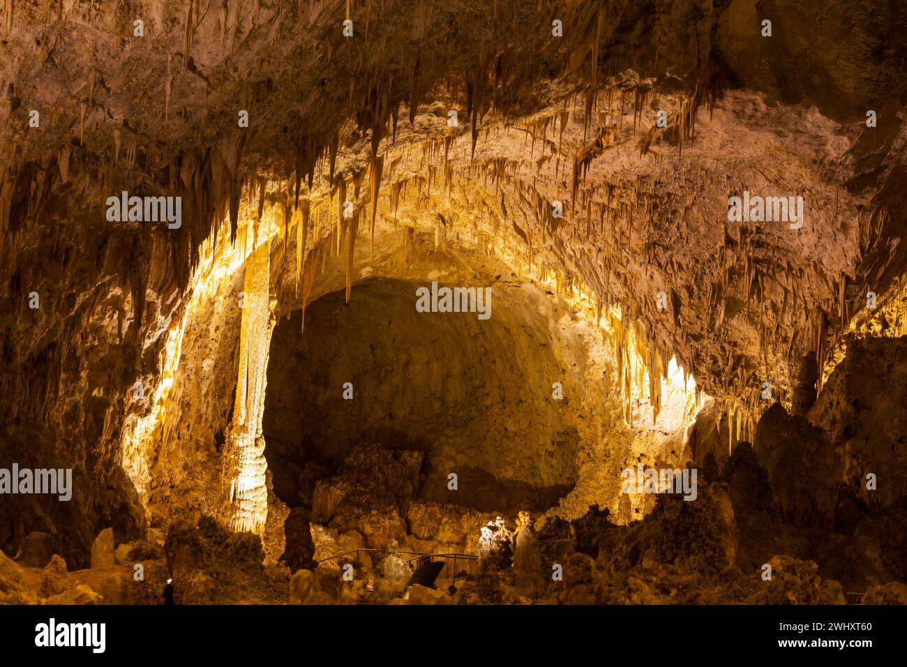 Carlsbad Caverns National Park is located in the US state of New Mexico ...