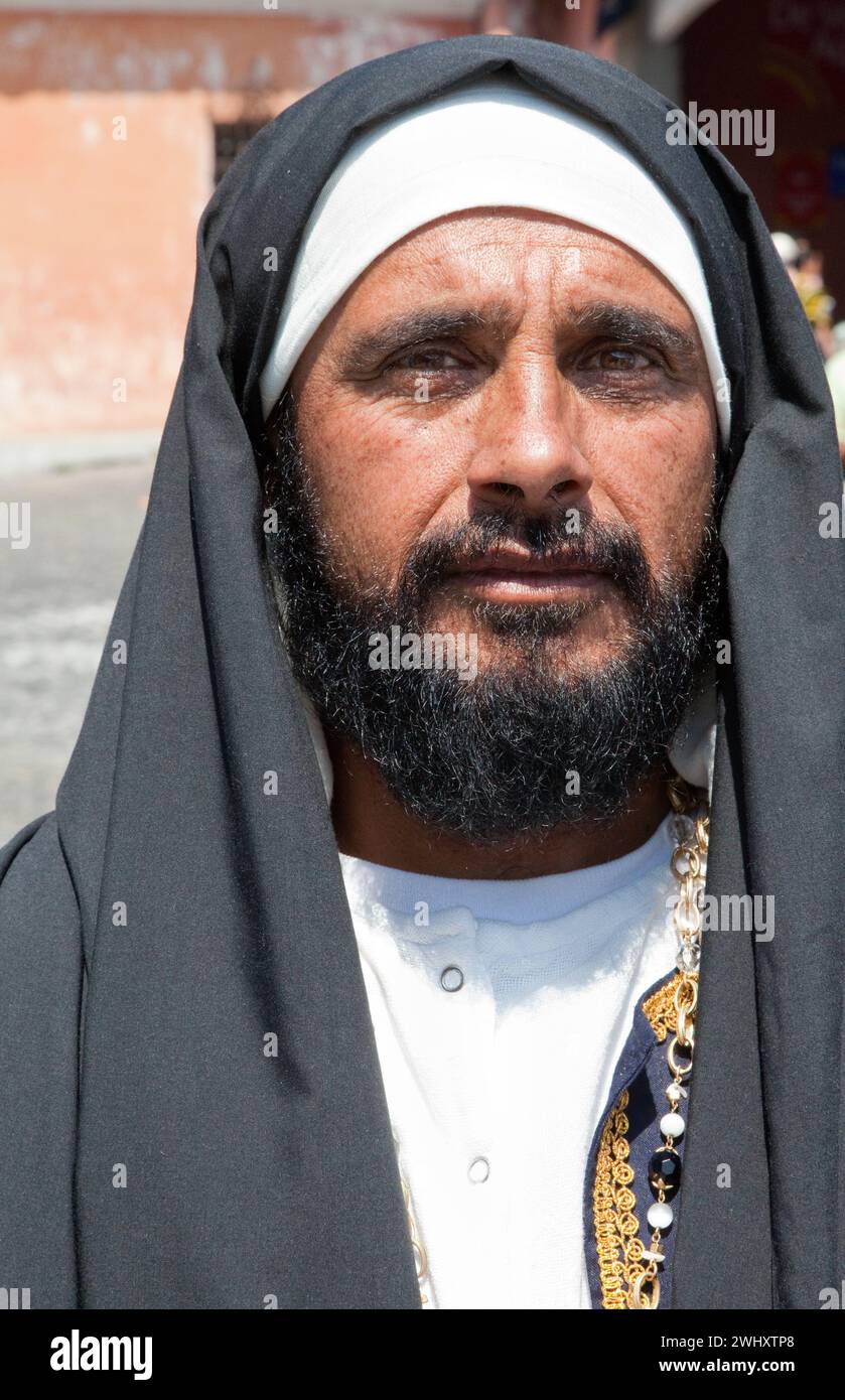 Caiaphas, the High Priest. Palm Sunday Re-enactment of events in the ...