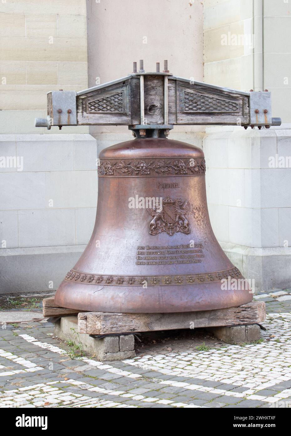 Liberty Bell, Evangelical Luther Church in Constance Stock Photo - Alamy