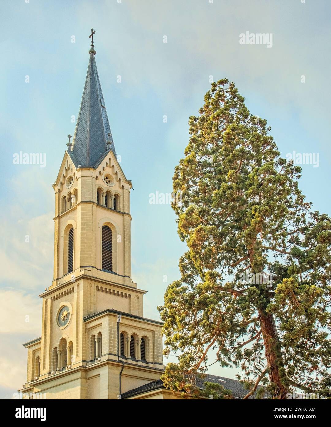 Evangelical Luther Church Constance Stock Photo - Alamy