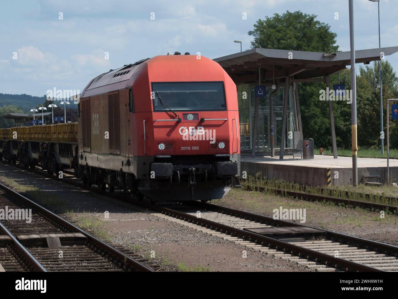 Locomotive or engine, rail transport vehicle for train Stock Photo - Alamy
