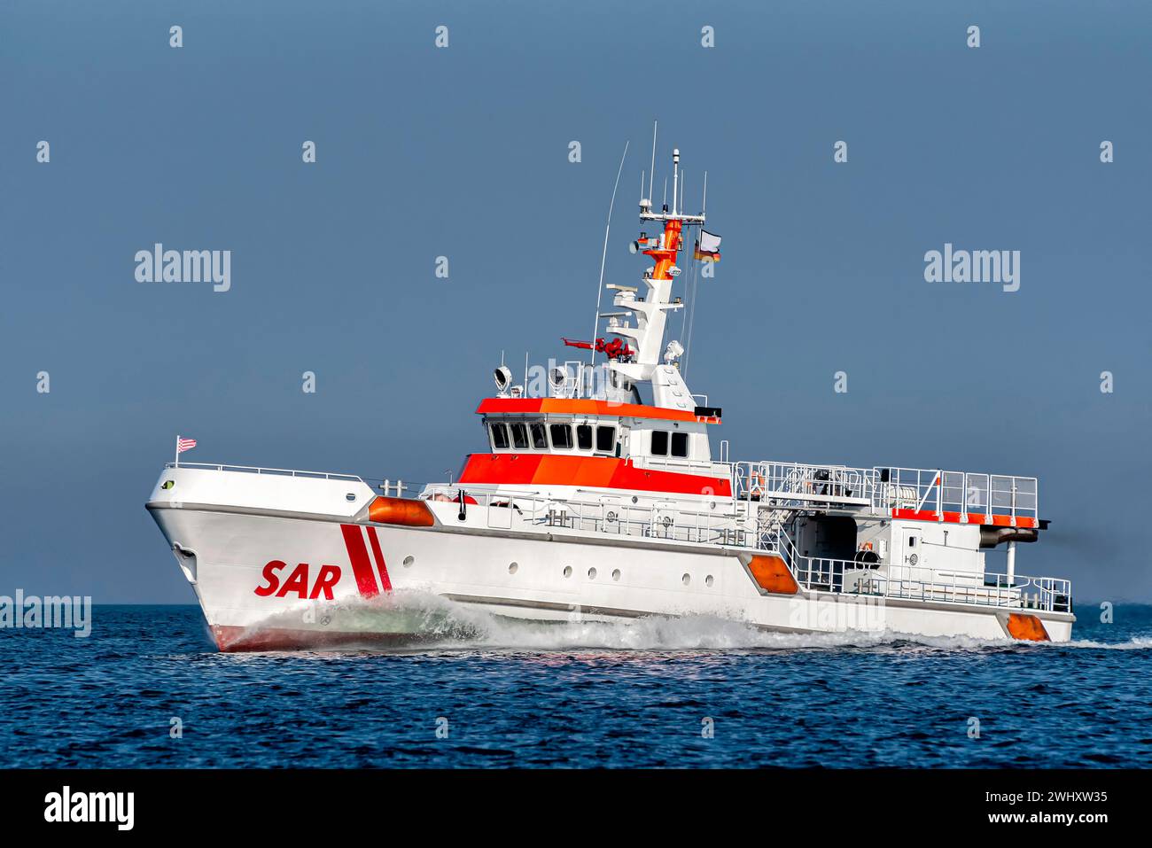Sea rescue cruiser in the Baltic Sea Stock Photo - Alamy