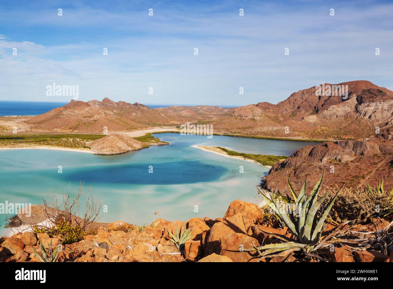 Fascinating landscape in the Mexican state of Baja California Stock ...
