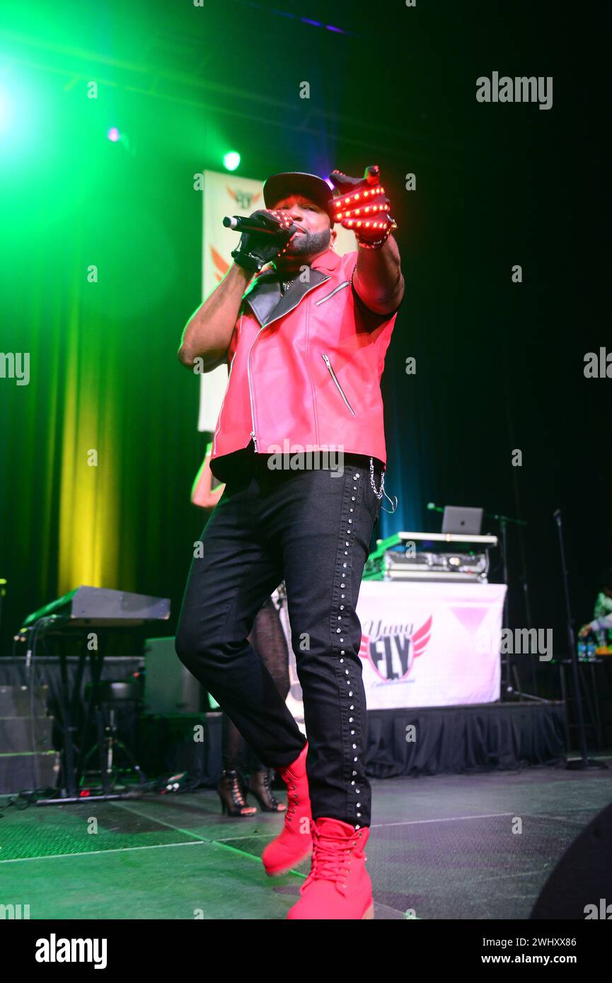 Miami, USA. 09th Feb, 2024. MIAMI, FLORIDA - FEBRUARY 09: Solomon ...
