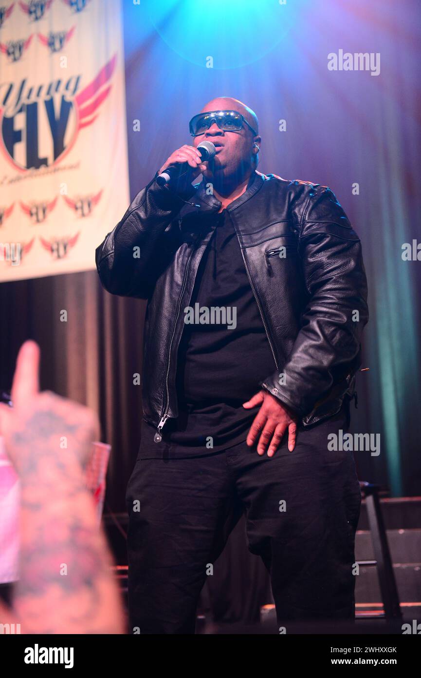 Miami, USA. 09th Feb, 2024. MIAMI, FLORIDA - FEBRUARY 09: Larry 'Jazz ...