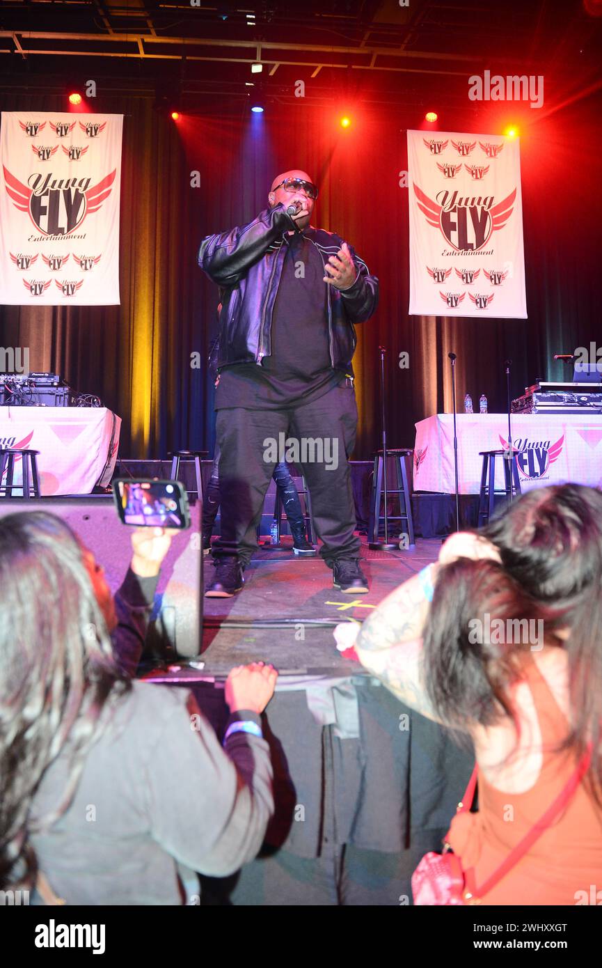 Miami, USA. 09th Feb, 2024. MIAMI, FLORIDA - FEBRUARY 09: Larry 'Jazz ...