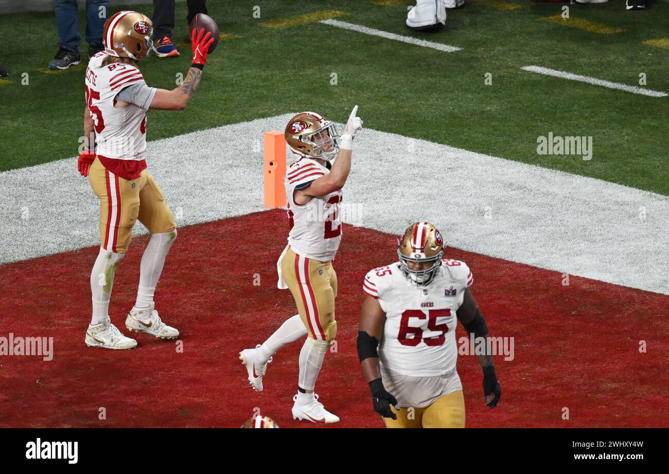 Las Vegas, United States. 11th Feb, 2024. San Francisco 49ers running ...