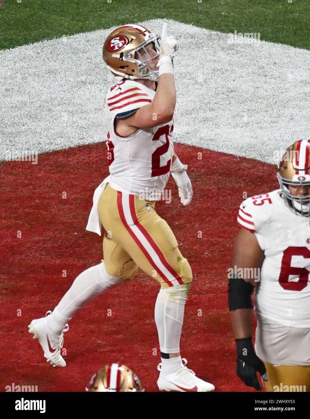 Las Vegas, United States. 11th Feb, 2024. San Francisco 49ers running ...