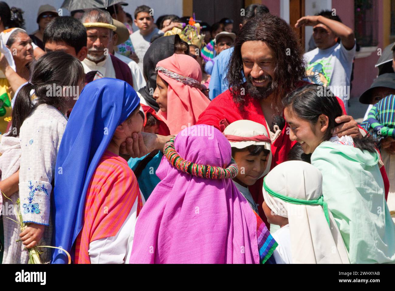 Jesus blessing the children hi-res stock photography and images - Alamy