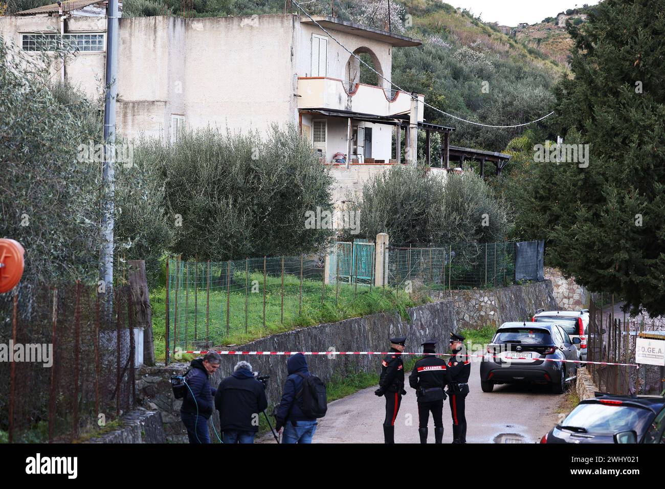 in the photo the house where Giovanni Barreca killed his wife and two ...