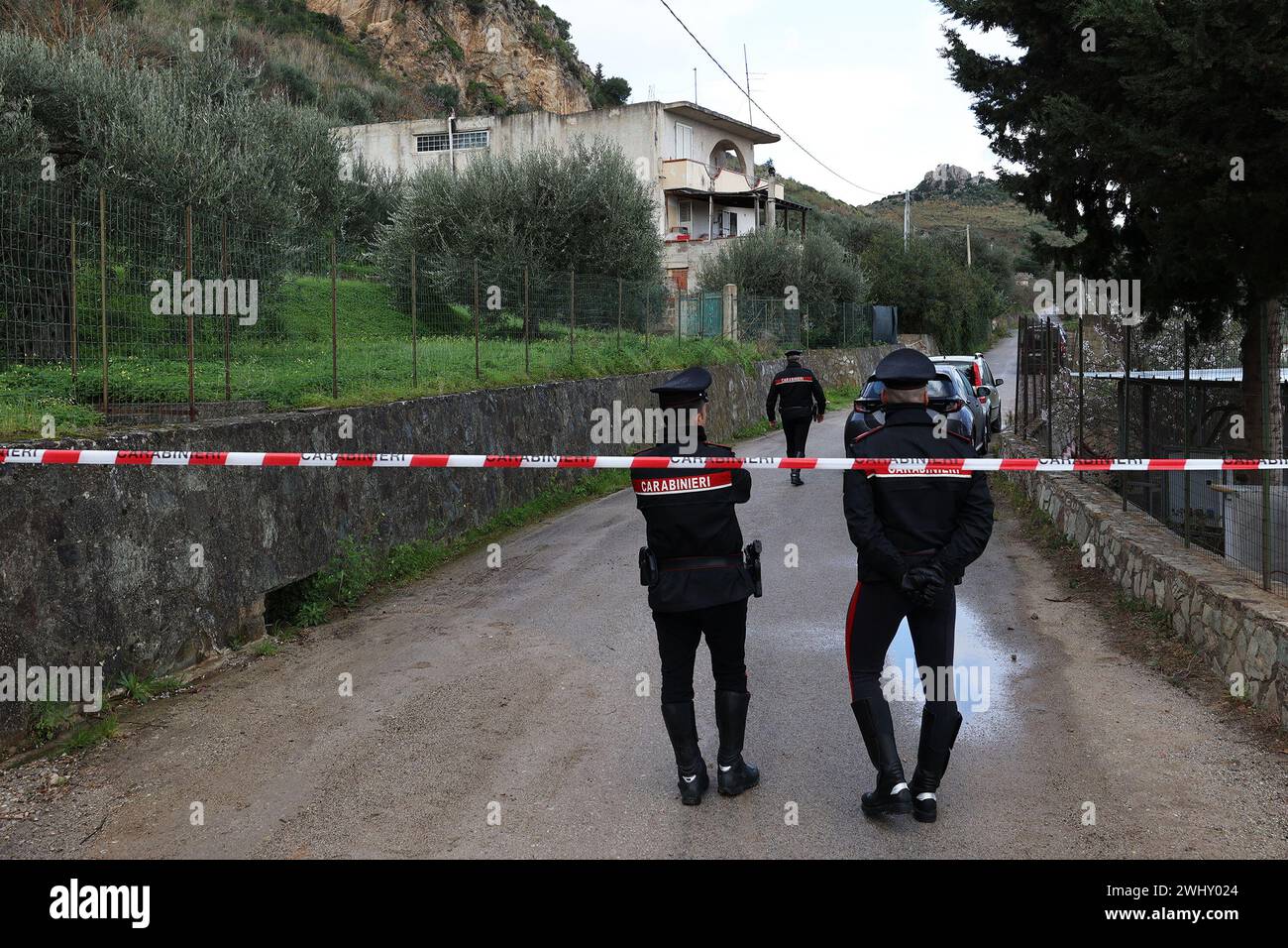 in the photo the house where Giovanni Barreca killed his wife and two ...