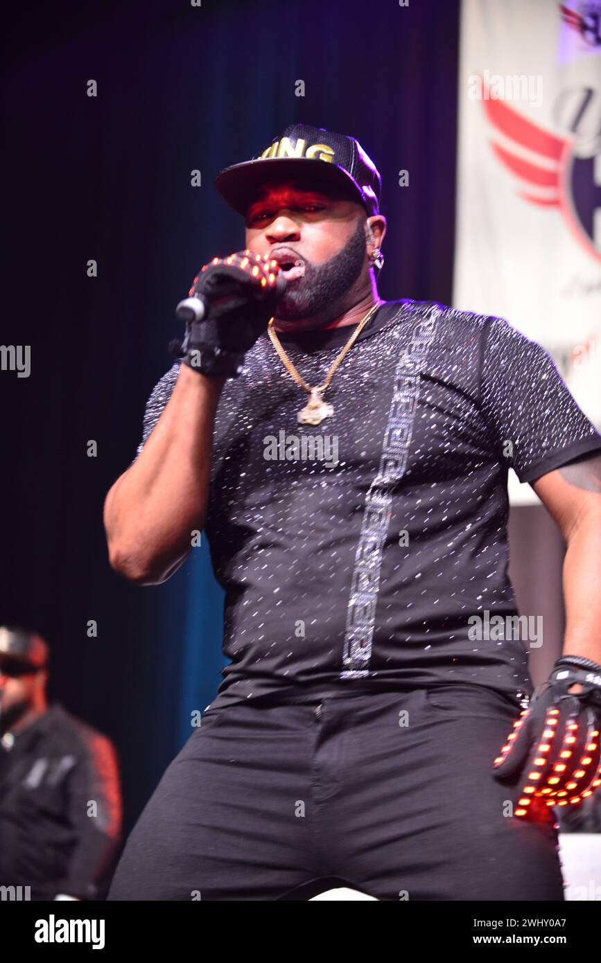 Miami, USA. 09th Feb, 2024. MIAMI, FLORIDA - FEBRUARY 09: Solomon ...