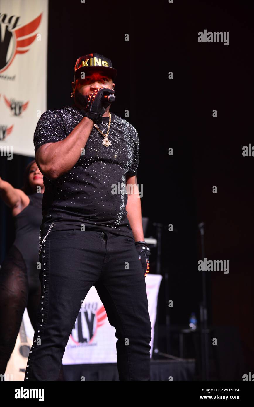 Miami, USA. 09th Feb, 2024. MIAMI, FLORIDA - FEBRUARY 09: Solomon ...