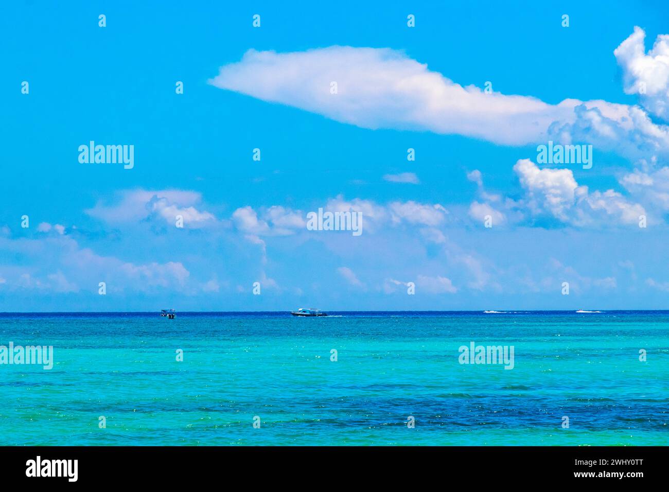 Boat yacht catamaran ship ferry jetty pier and harbor at the tropical ...