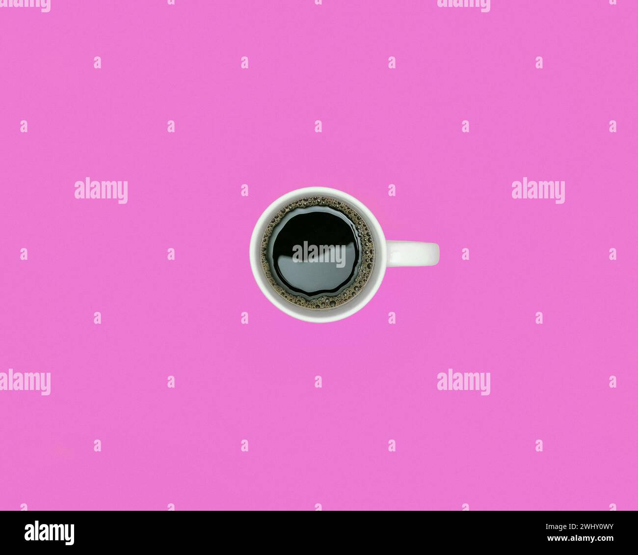 Overhead coffee cup hi-res stock photography and images - Alamy