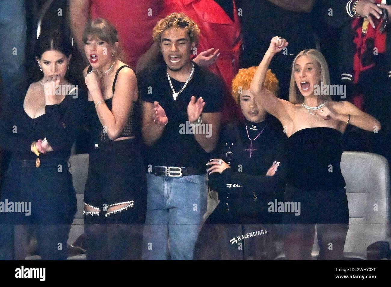 Lana Del Rey, from left, Taylor Swift, RIOTUSA, Ice Spice and Ashley ...