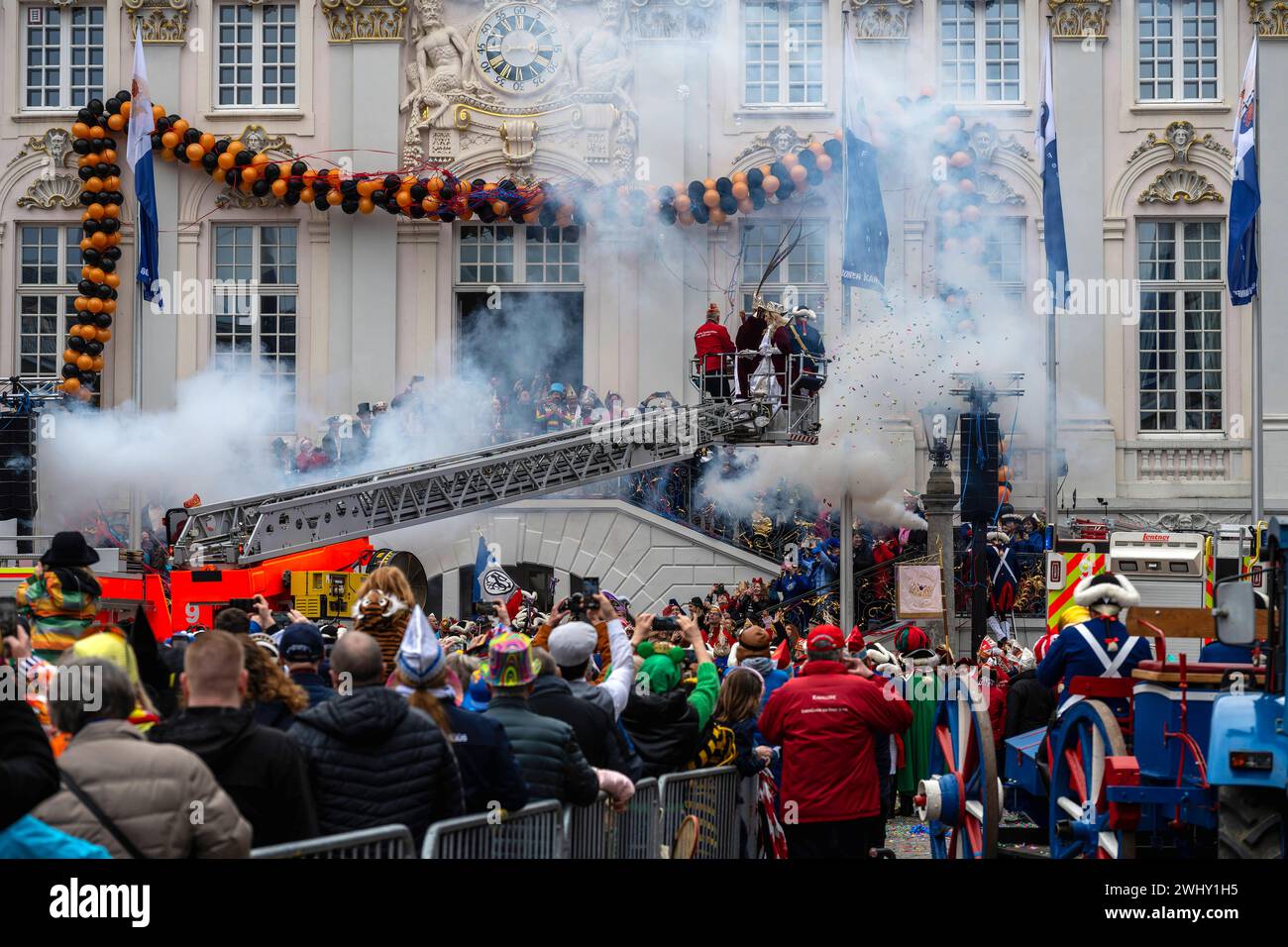 Sturm auf das Rathaus in Bonn. Der Sturm auf das Bonner Rathaus hat ...