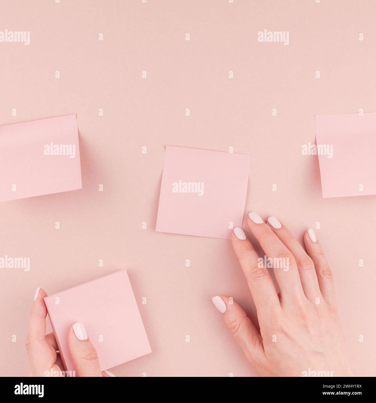 Woman sticky paper hi-res stock photography and images - Alamy