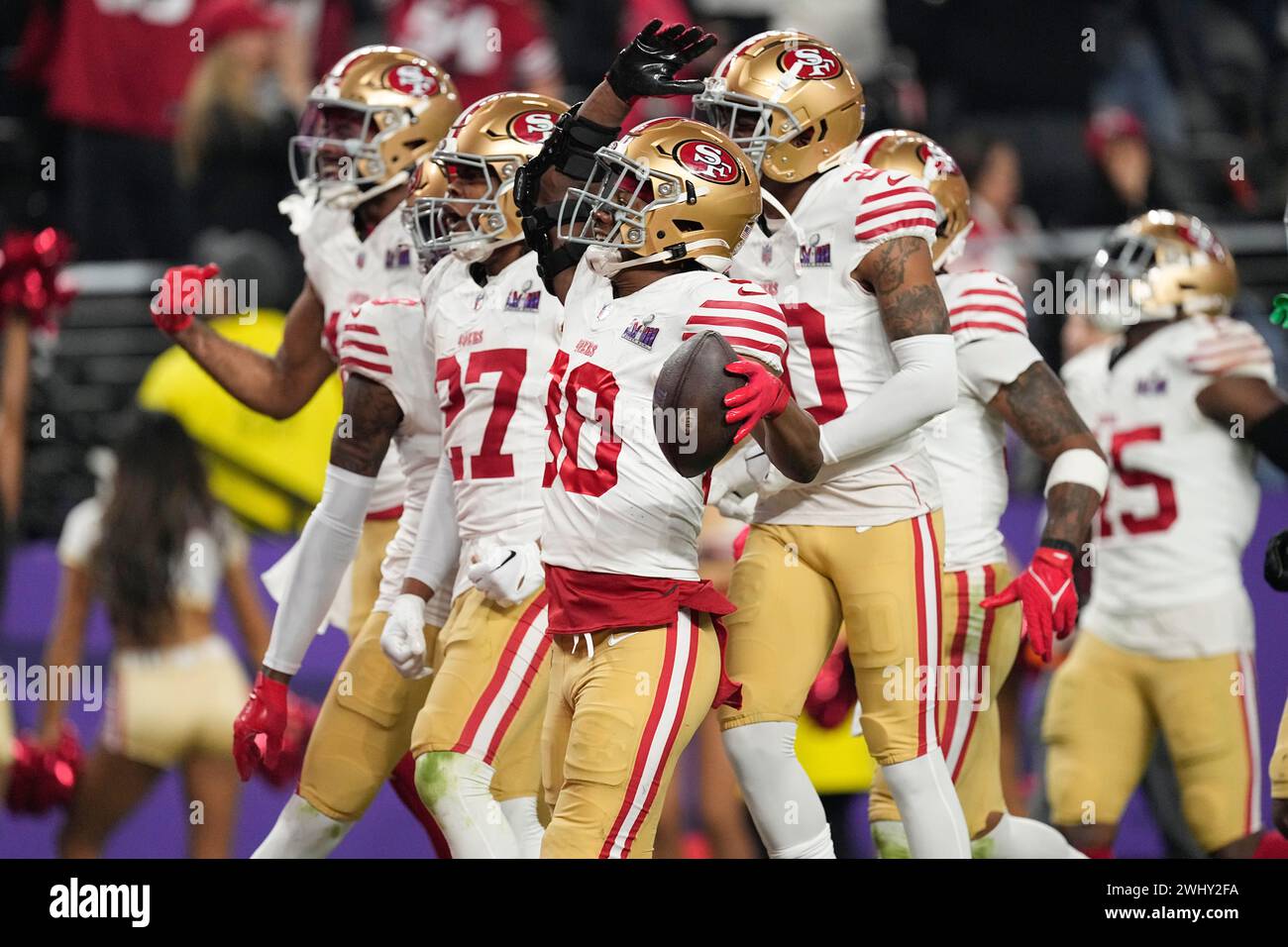 San Francisco 49ers safety safety George Odum (30) and safety Ji'Ayir ...