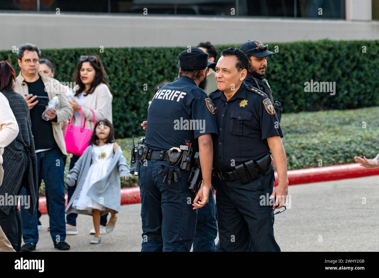 Houston, USA. 11th Feb, 2024. Harris County Sheriff, Ed Gonzalez is ...