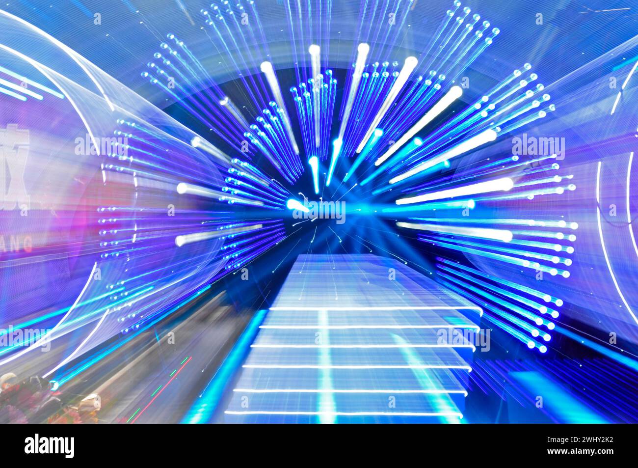 Stage lighting effect in the dark, close-up pictures Stock Photo - Alamy