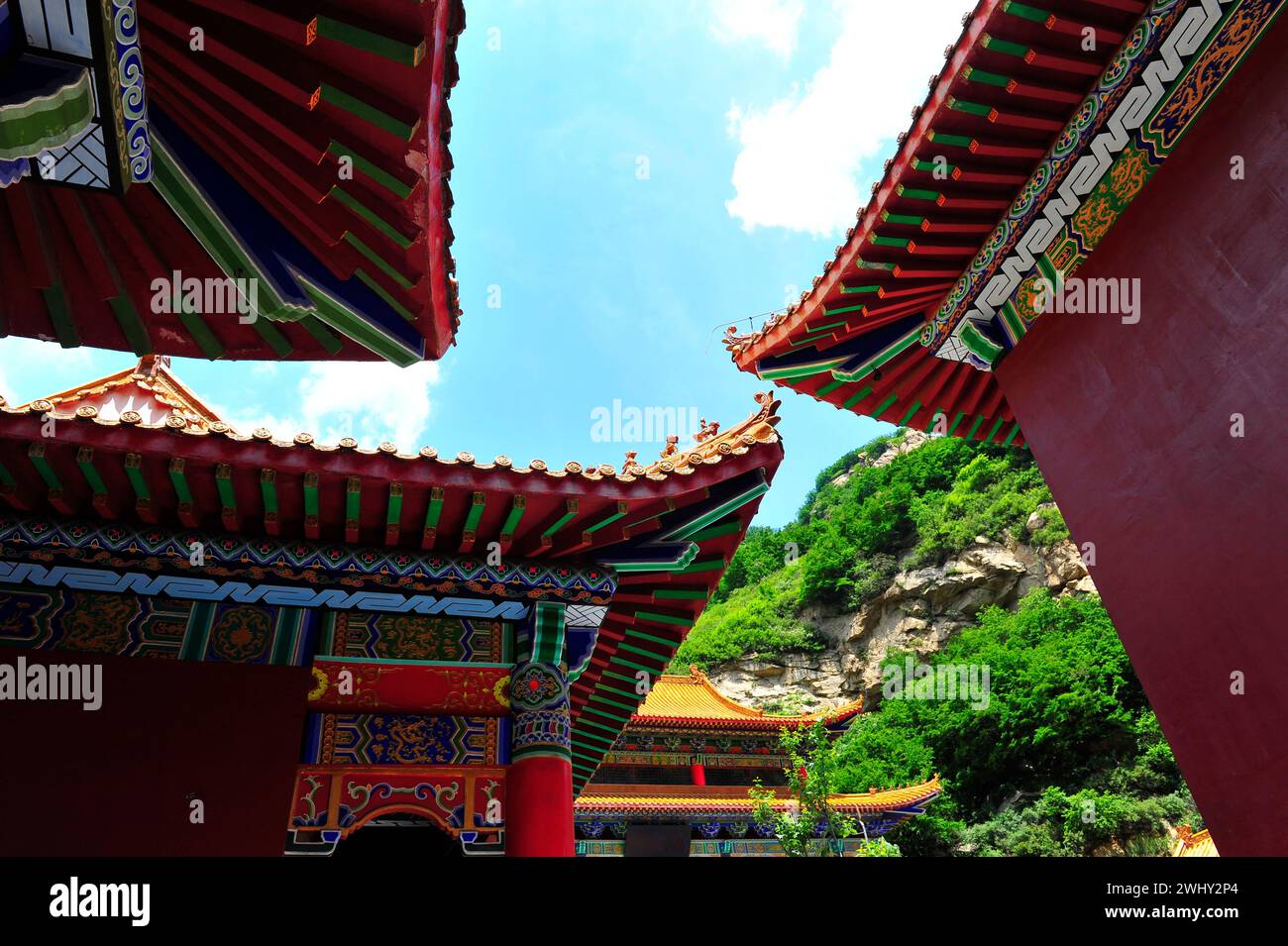 Chinese traditional style of architecture Stock Photo - Alamy