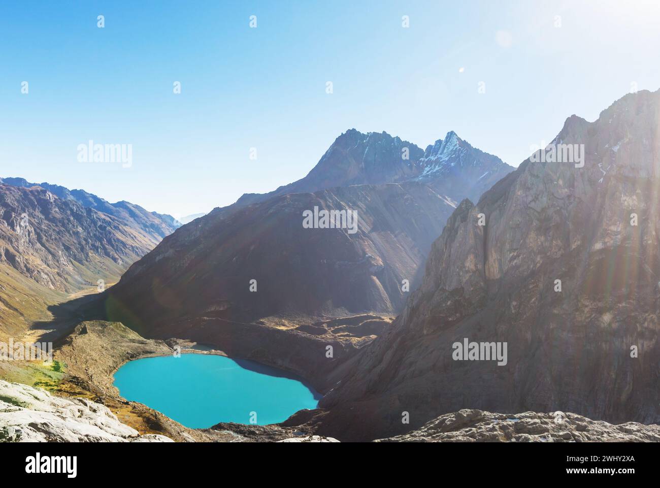 The Cordillera Blanca in the northern Andes of Peru is the highest ...