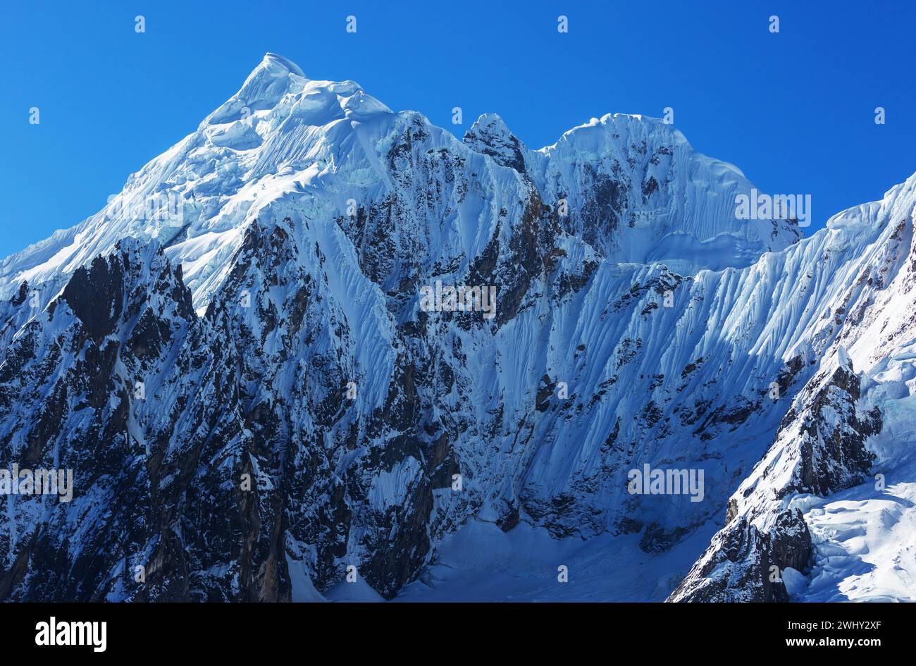 The Cordillera Blanca in the northern Andes of Peru is the highest ...