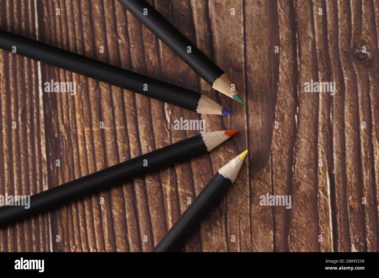 Color pencil, close-up Stock Photo - Alamy