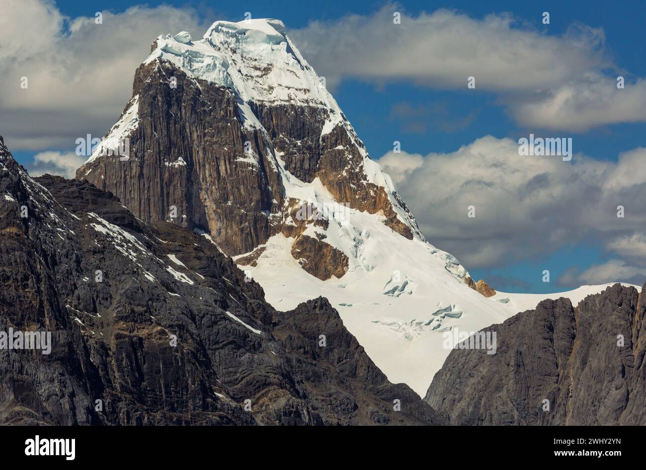 The Cordillera Blanca in the northern Andes of Peru is the highest ...